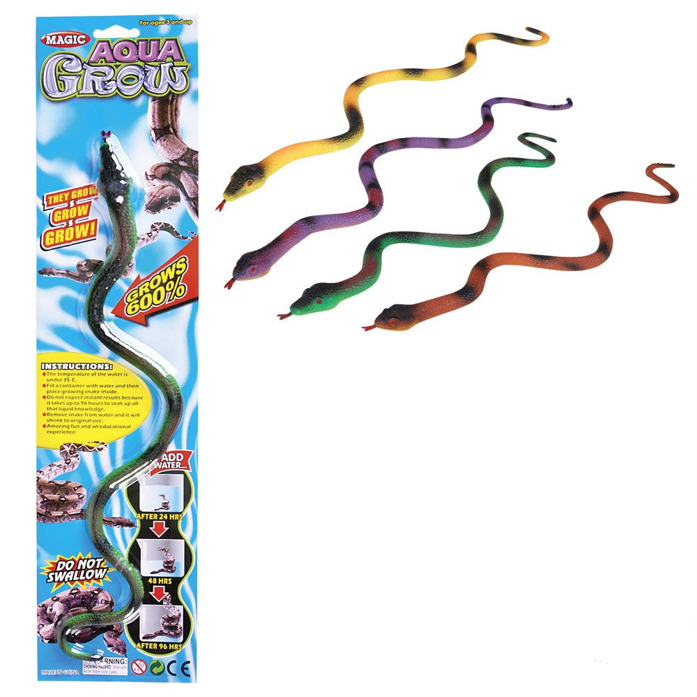 Jumbo Growing Snake (ONE) – Green Beans Toys