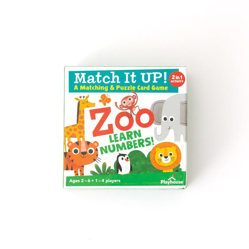 Zoo Animals-Learn Numbers Match Up Game – Green Beans Toys