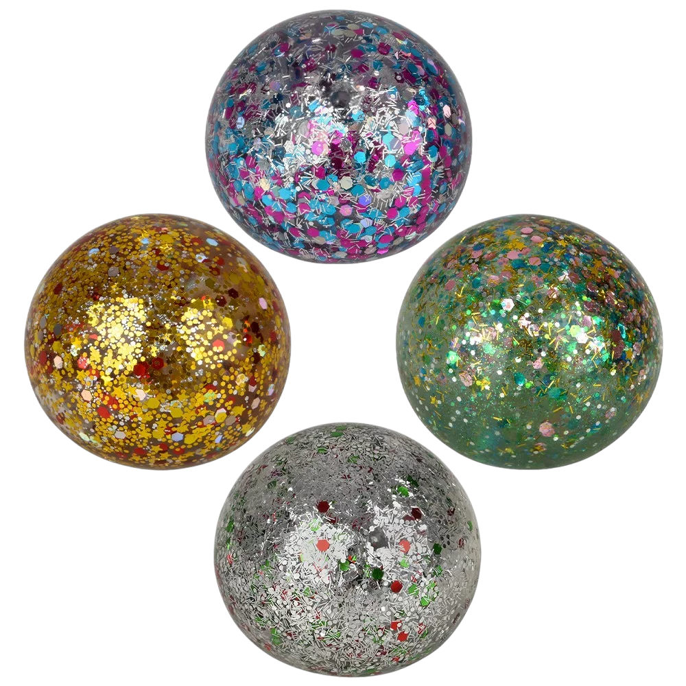 Squeezy Sequin Sugar Ball (Random Color Selection) – Green Beans Toys