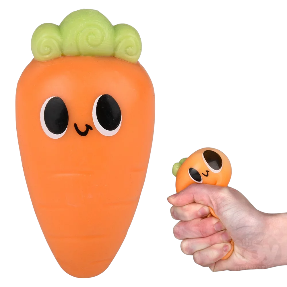 Squish Stretch Carrot – Green Beans Toys