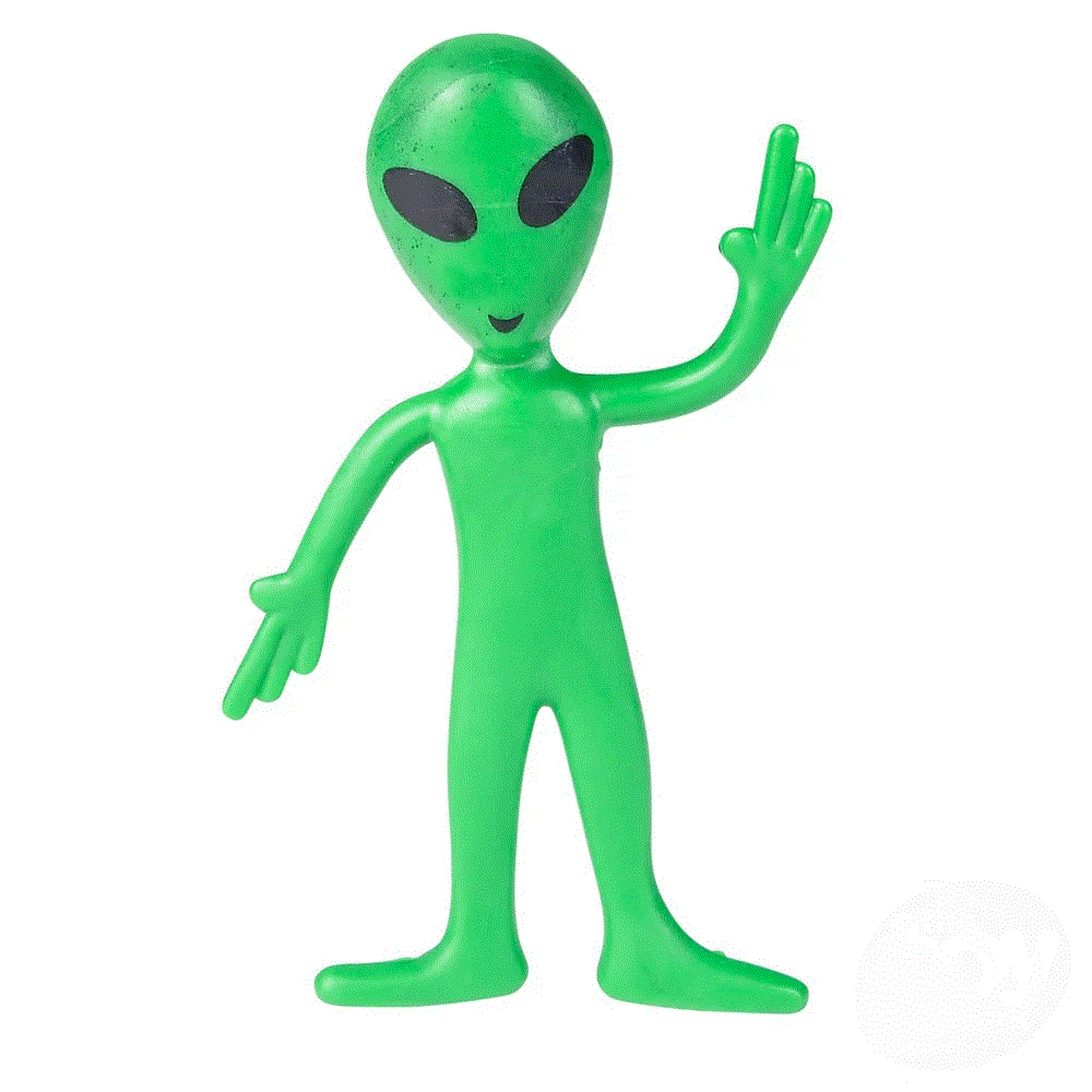 Bendable Alien – Green Beans Toys