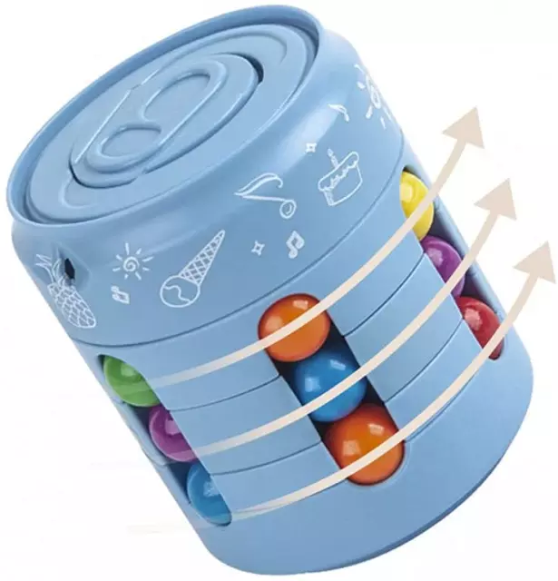 Soda Can Magic Bean Spinner Fidget Toy – Green Beans Toys