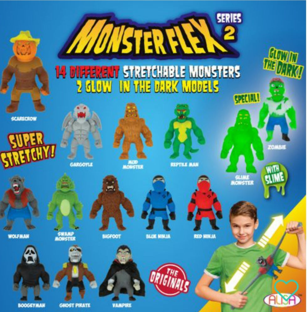 One Random Monster Flex (Series 2) – Green Beans Toys