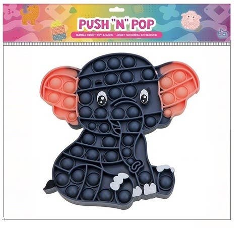 Handee Products - Push N' Pop Bubble Popper Fidget - Elephant – Green ...