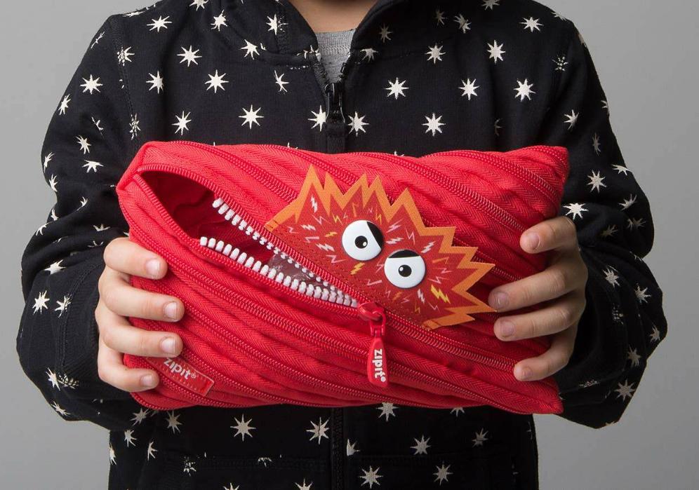 ZIPIT "Talking" Monster Jumbo Pouch – Green Beans Toys