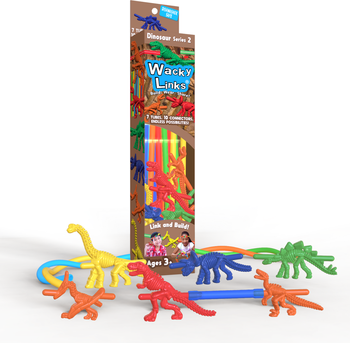 Wacky Links - Dinosaur series 2 Skeletons – Green Beans Toys