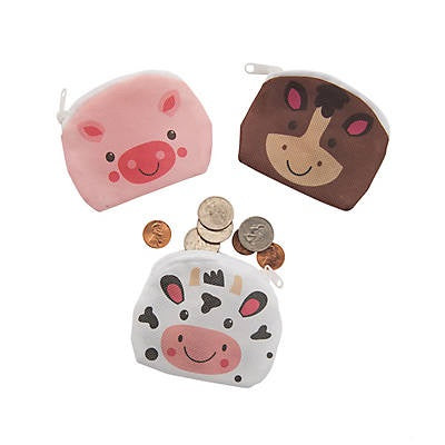 Farm Animal Coin Purse – Green Beans Toys